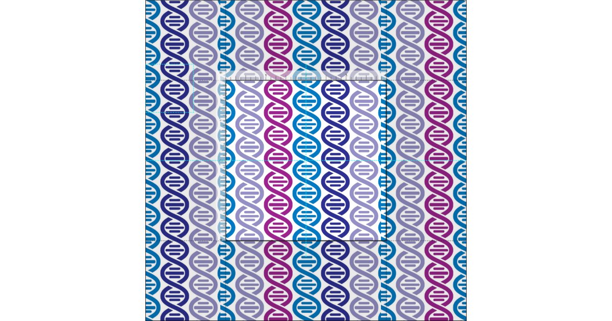 DNA Pattern Fabric | Zazzle