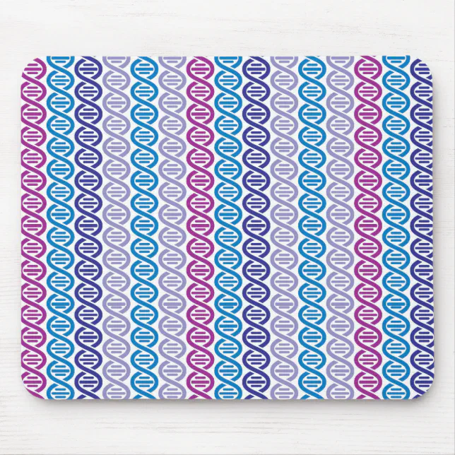 DNA Pattern Mouse Pad | Zazzle