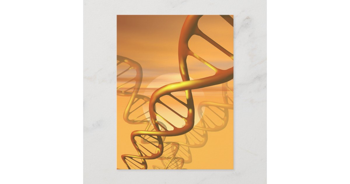 DNA postcard | Zazzle