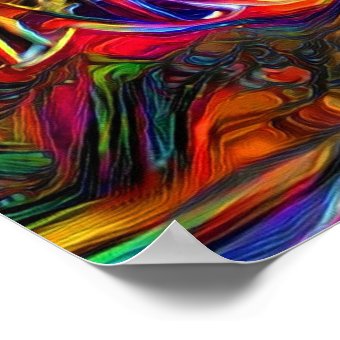 DNA Strand Artwork Poster | Zazzle