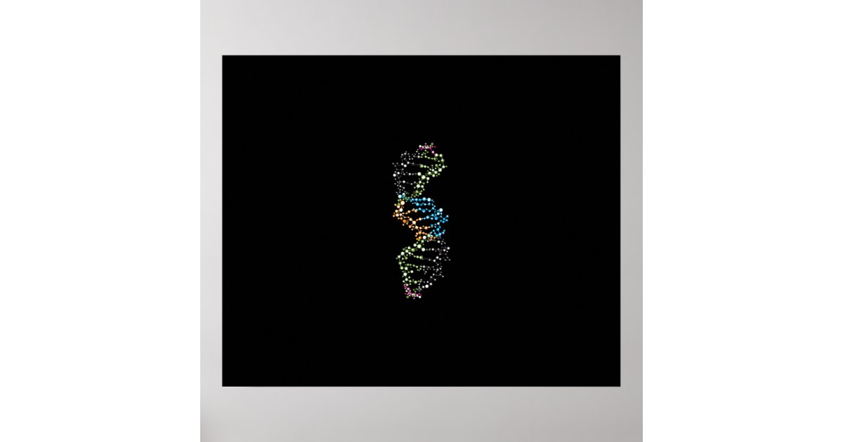 DNA Strand Poster | Zazzle