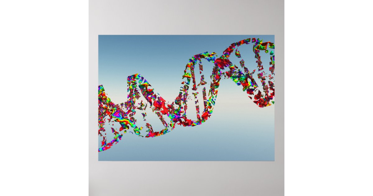 DNA Strand Poster | Zazzle