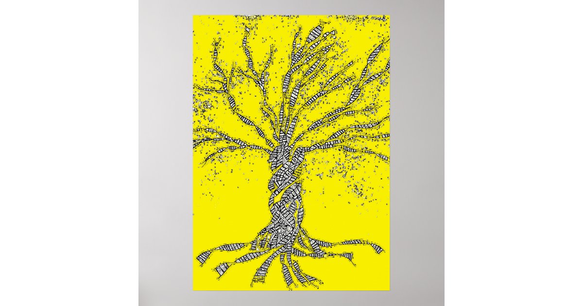 DNA TREE or Tree of Life Poster | Zazzle