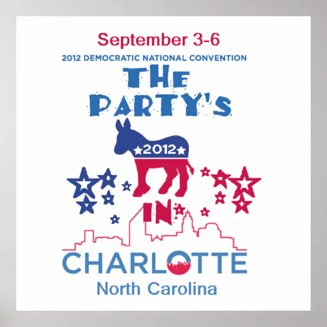 DNC Convention Poster | Zazzle