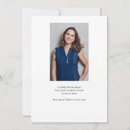 DNP Two Photo Graduation Invitation | Zazzle