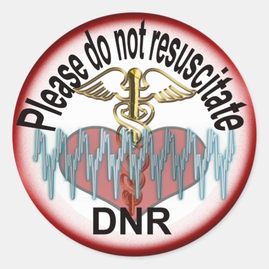 DNR alert Classic Round Sticker | Zazzle.com