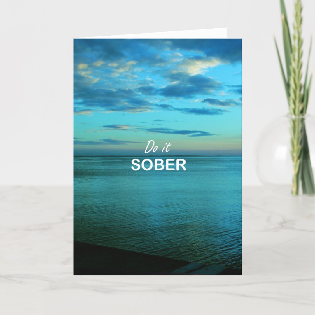 Do It Sober Card | Zazzle