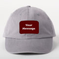 Do It Yourself Dark Red and White Text Template Patch | Zazzle