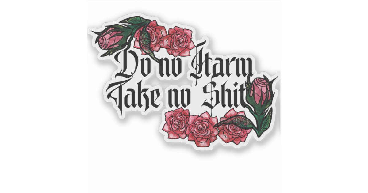 Do No Harm Sticker | Zazzle