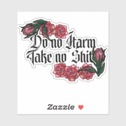 Do No Harm Sticker | Zazzle