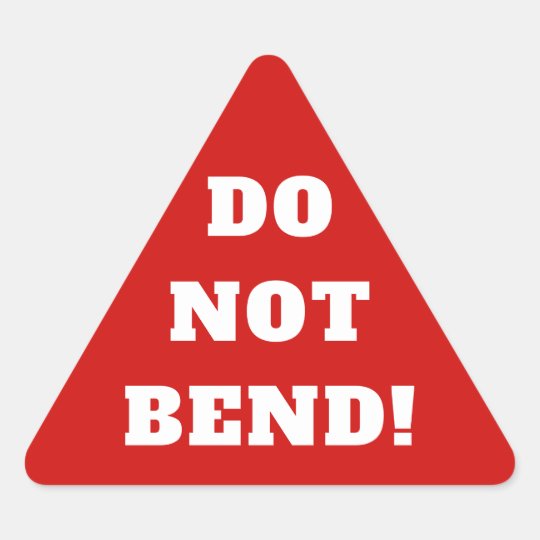 DO NOT BEND Mailing Stickers | Zazzle.com