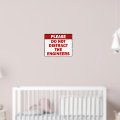 Do Not Distract the Engineers Sign Poster | Zazzle