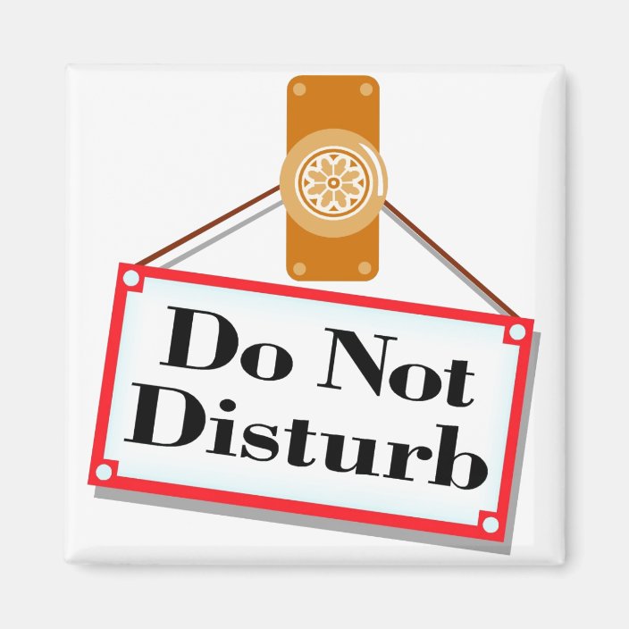 Do Not Disturb - Magnet | Zazzle.com