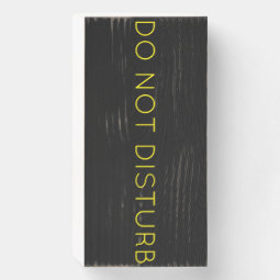 Do Not Disturb Room Modern Home Art Wooden Box Sign | Zazzle