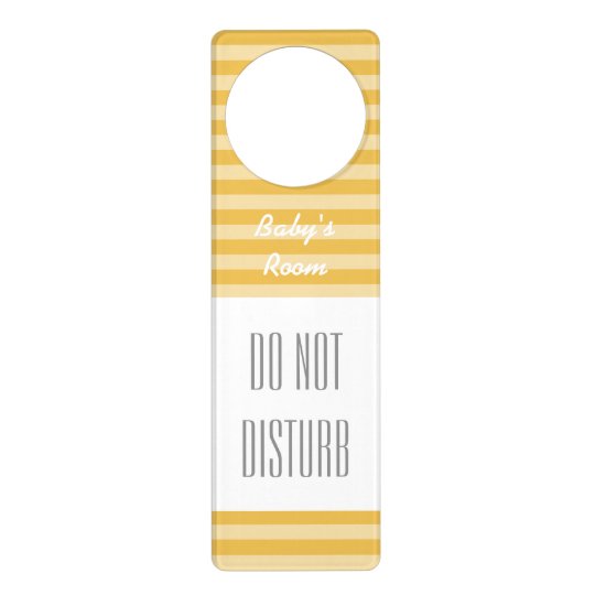 Do not disturb sign for new baby room bedroom | Zazzle.com