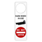 Do Not Enter Meeting In Session or Progress Custom Door Hanger | Zazzle.com