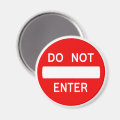 Do Not Enter Sign (Magnet) Magnet | Zazzle