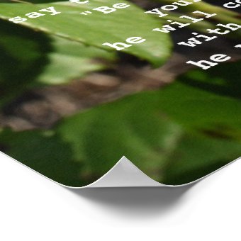 Do not fear inspirational bible verse poster | Zazzle