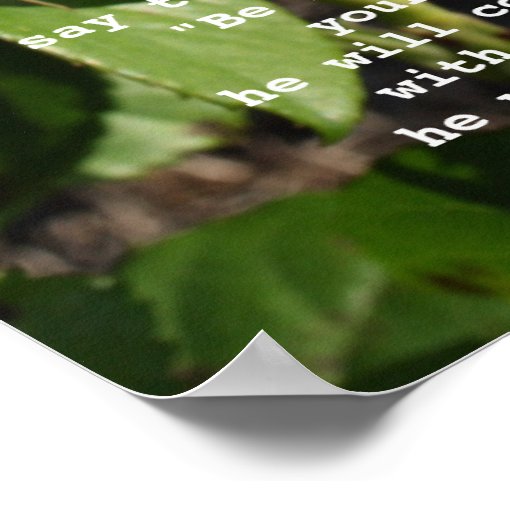 Do not fear inspirational bible verse poster | Zazzle