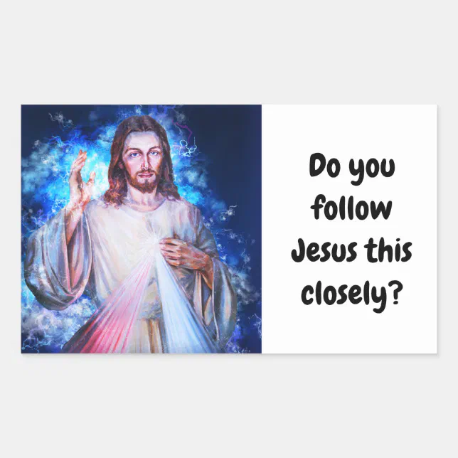Do You Follow Jesus This Closely? Bumper Sticker | Zazzle
