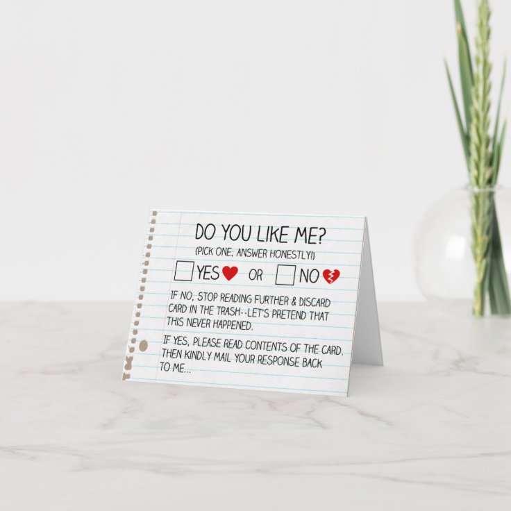 Do You Like Me? Cards | Zazzle