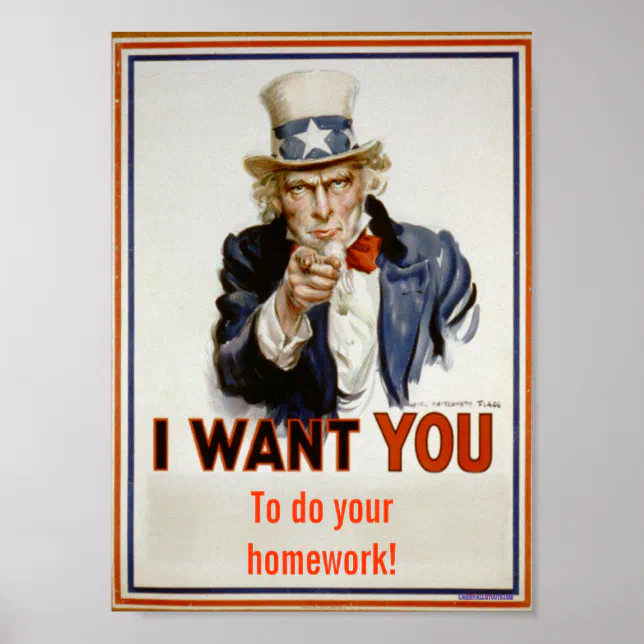 "Do your homework" Poster | Zazzle