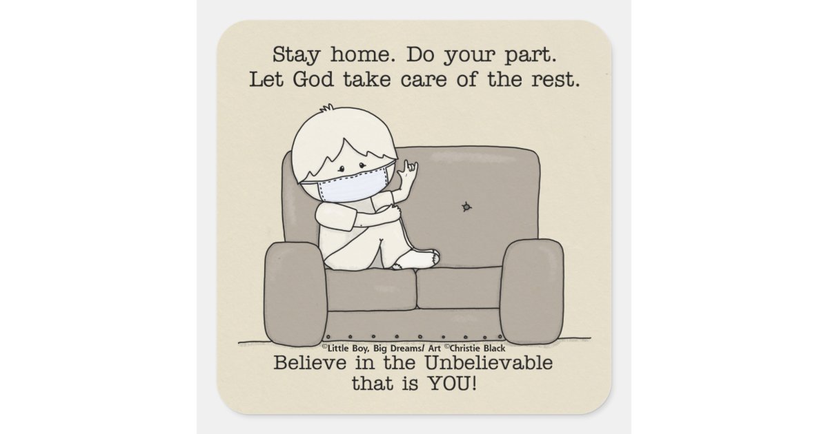 Do Your Part Square Sticker | Zazzle