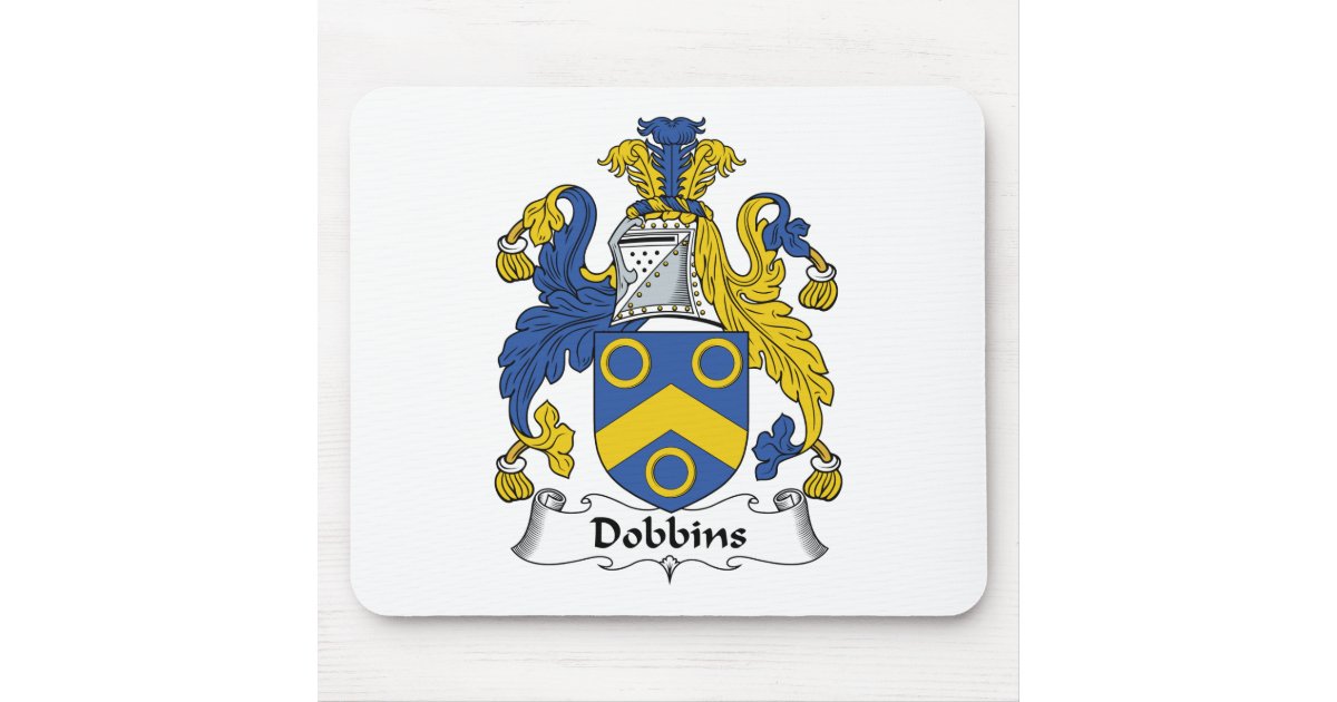 Dobbins Family Crest Mouse Pad | Zazzle