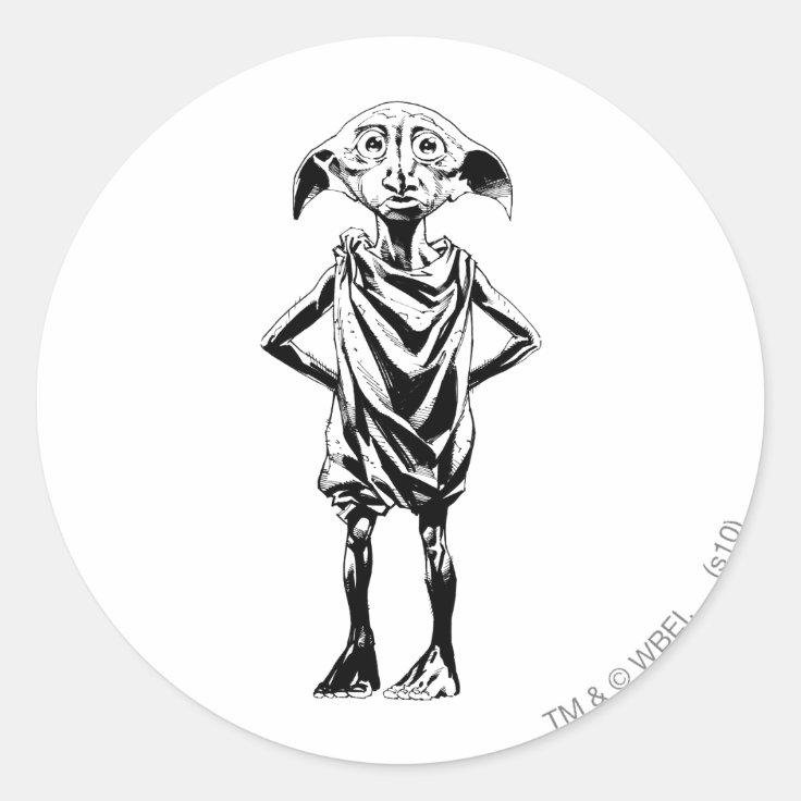 Dobby 2 classic round sticker | Zazzle
