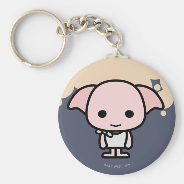 Dobby Cartoon Character Art Keychain | Zazzle