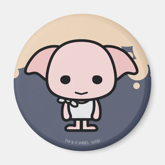 Dobby Cartoon Character Art Magnet | Zazzle