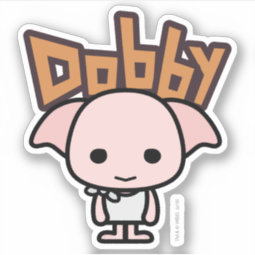 Dobby Cartoon Character Art Sticker | Zazzle