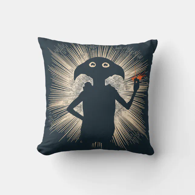 Dobby Casting Magic Throw Pillow | Zazzle