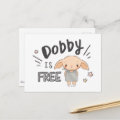 Dobby Is Free Postcard | Zazzle