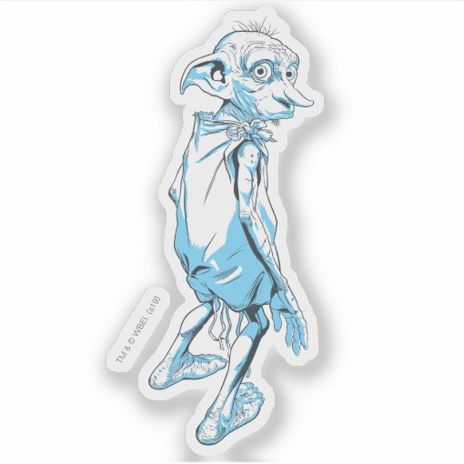 Dobby Looking Over Sticker | Zazzle