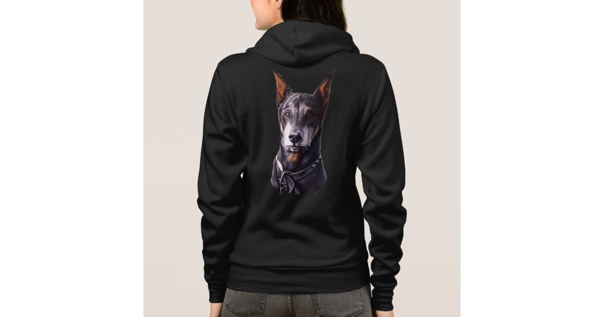 Doberman Jacket Women's Doberman Pinscher Jacket Hoodie | Zazzle