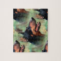 Doberman Pinscher in the Woods Jigsaw Puzzle | Zazzle