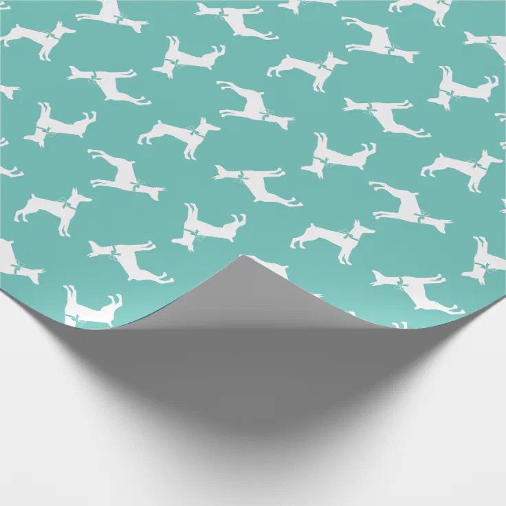 Dobermann Pinscher Dog Puppy Dobie Wrapping Paper | Zazzle