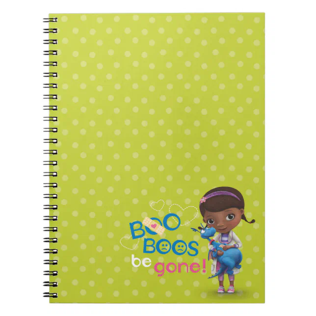 Doc McStuffins and Stuffy - Boo Boos Be Gone Notebook | Zazzle