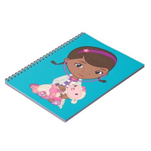 Doc McStuffins Holding Lambie Notebook | Zazzle
