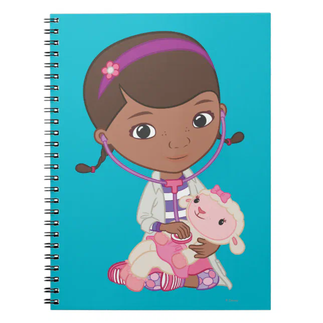 Doc McStuffins Holding Lambie Notebook | Zazzle