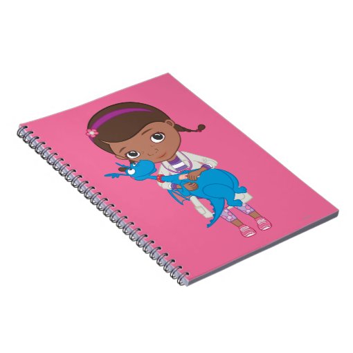Doc McStuffins Holding Stuffy Notebook | Zazzle