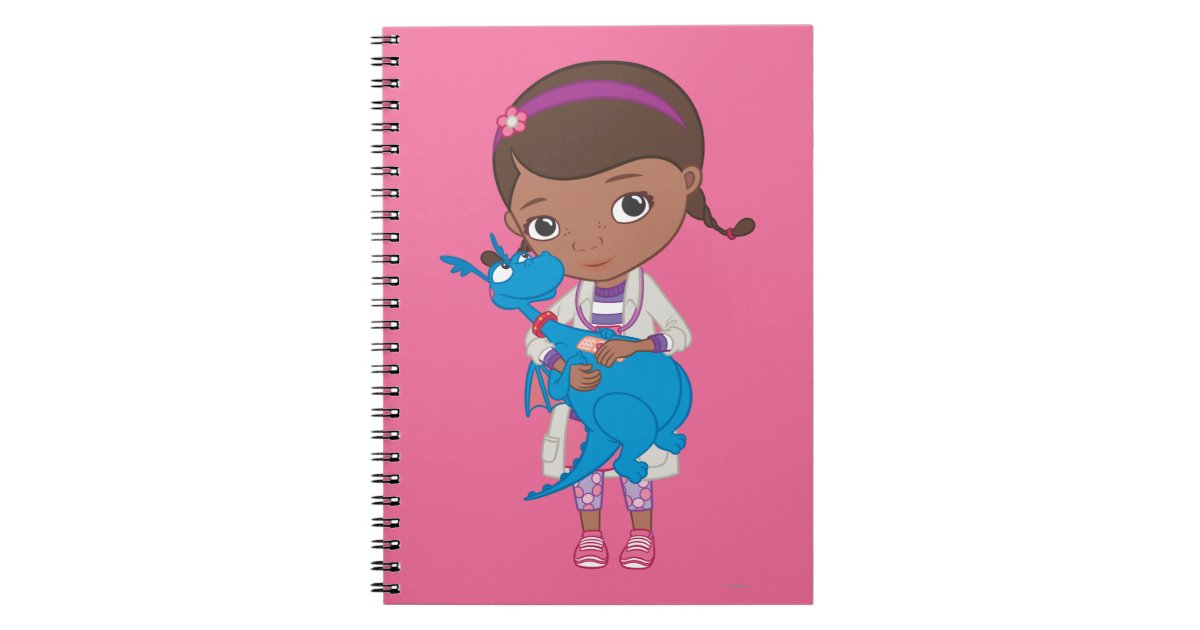 Doc McStuffins Holding Stuffy Notebook | Zazzle
