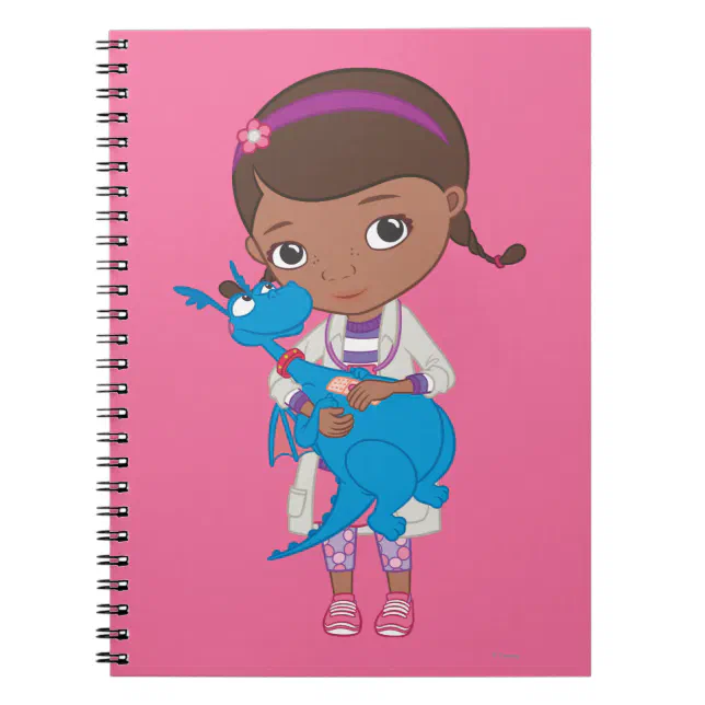 Doc McStuffins Holding Stuffy Notebook | Zazzle