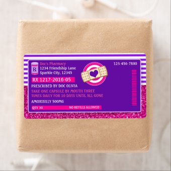 Doc Prescription Bottle Labels Pharmacy Label 6 | Zazzle