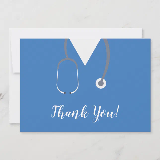 Doctor and Nurse Thank You Card | Zazzle
