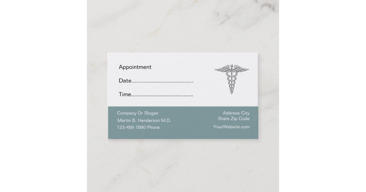 Doctor Appointment Business Cards | Zazzle.com