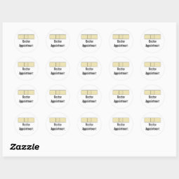 "Doctor Appointment" Calendar Stickers | Zazzle