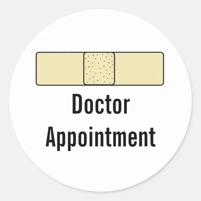 "Doctor Appointment" Calendar Stickers | Zazzle