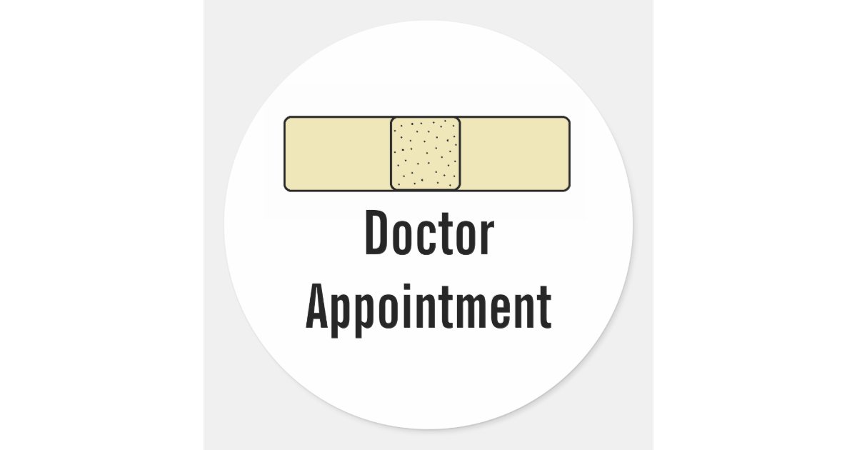 "Doctor Appointment" Calendar Stickers | Zazzle